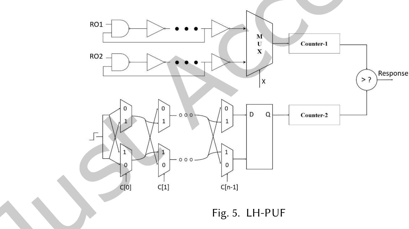 Another work introduced finfet based-puf with two hybrid
