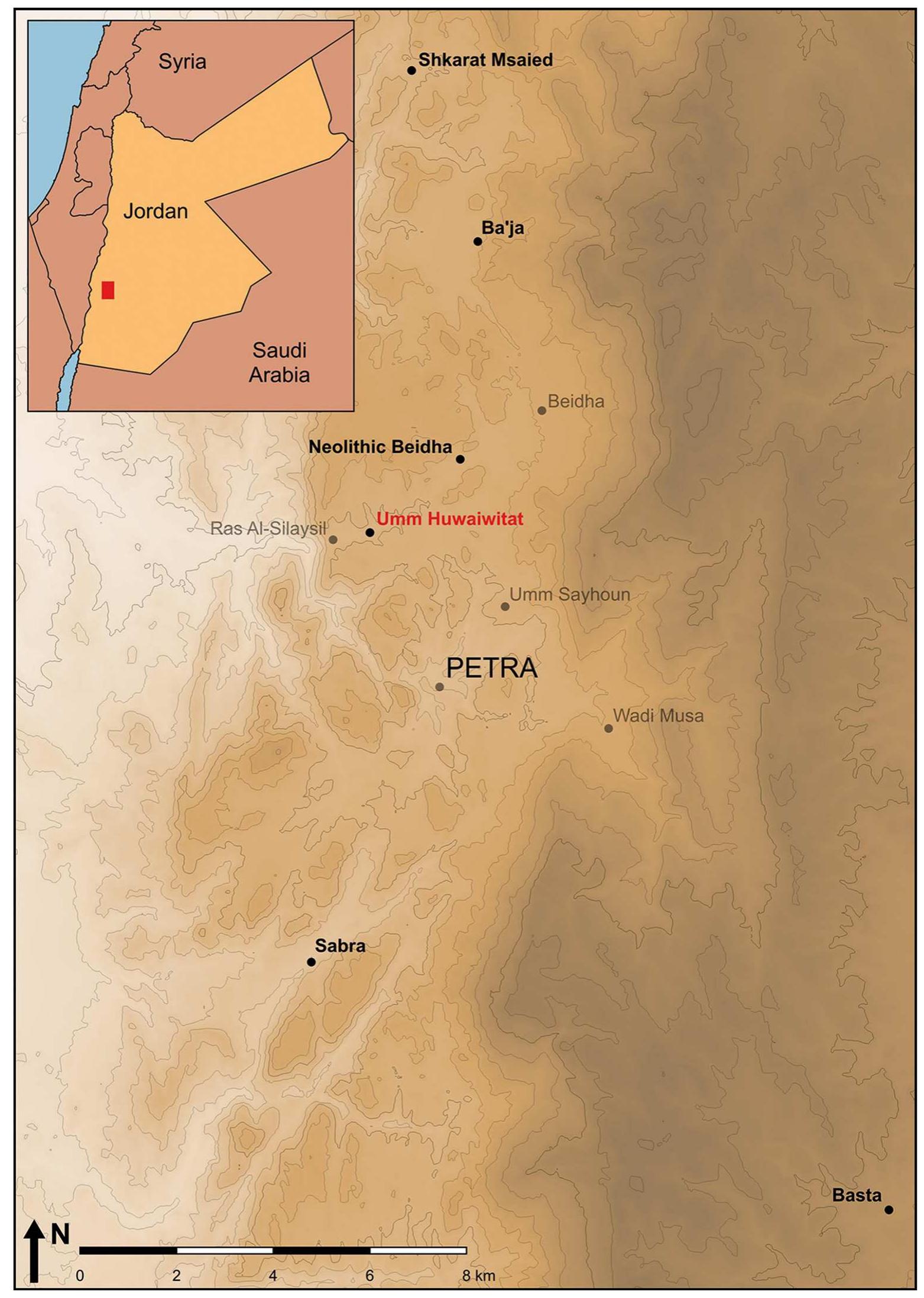 Figure 2 - from Umm Huwaiwitat: a Neolithic site near Petra,