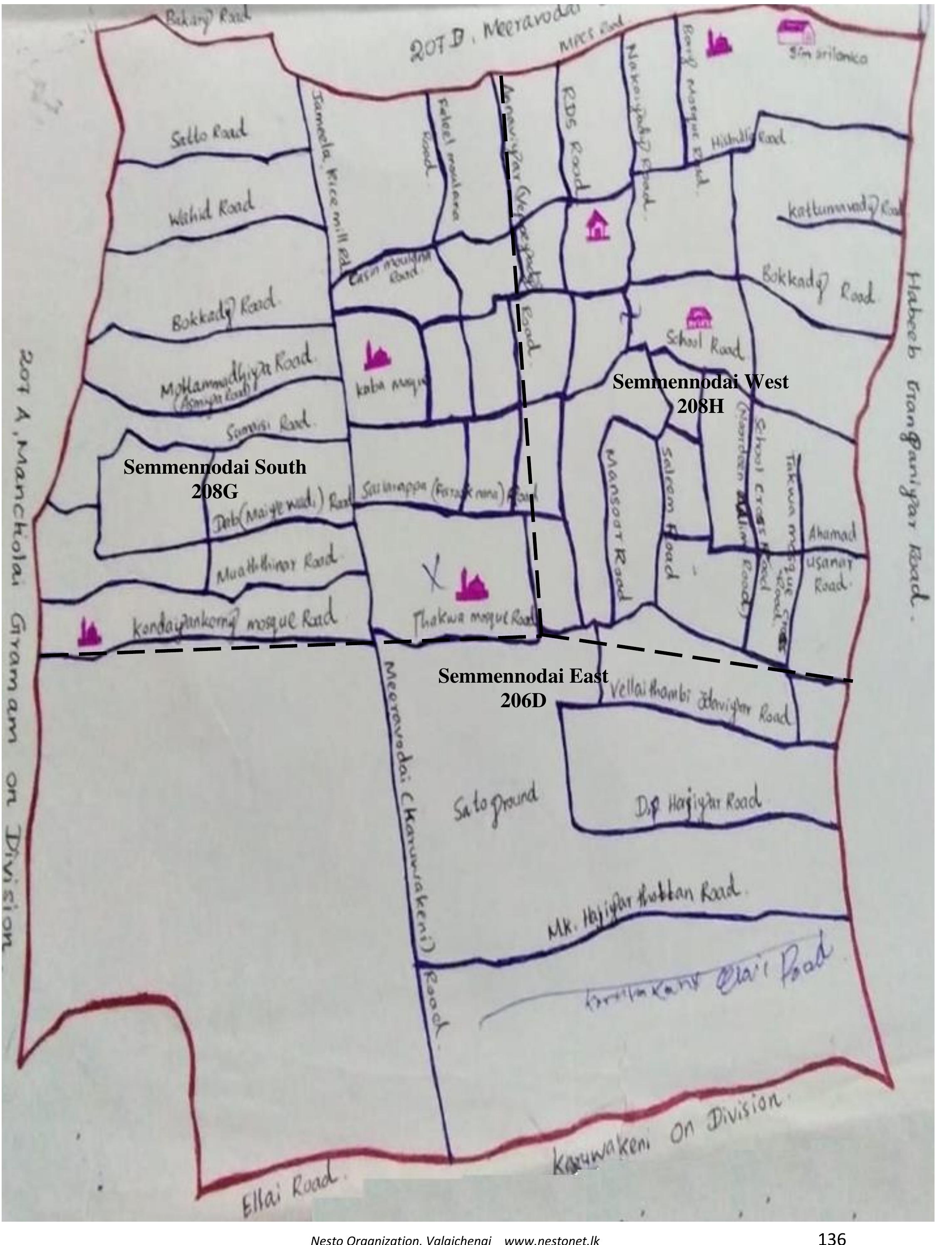 Semmennodai (208d) gn division map