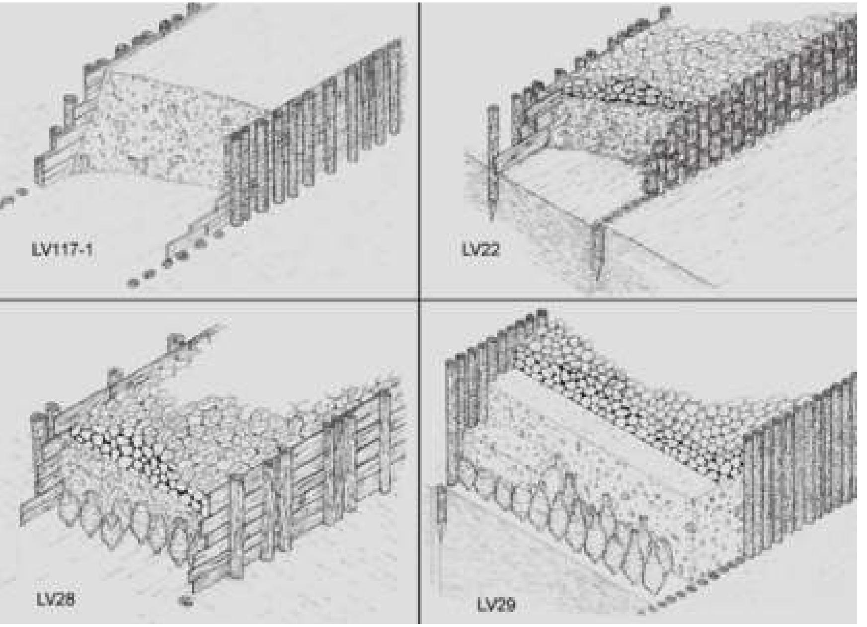(below). examples of “levee roads” found in the venice