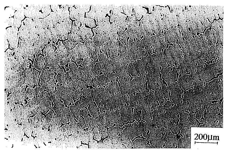 As-cast microstructure of the esr ingot.