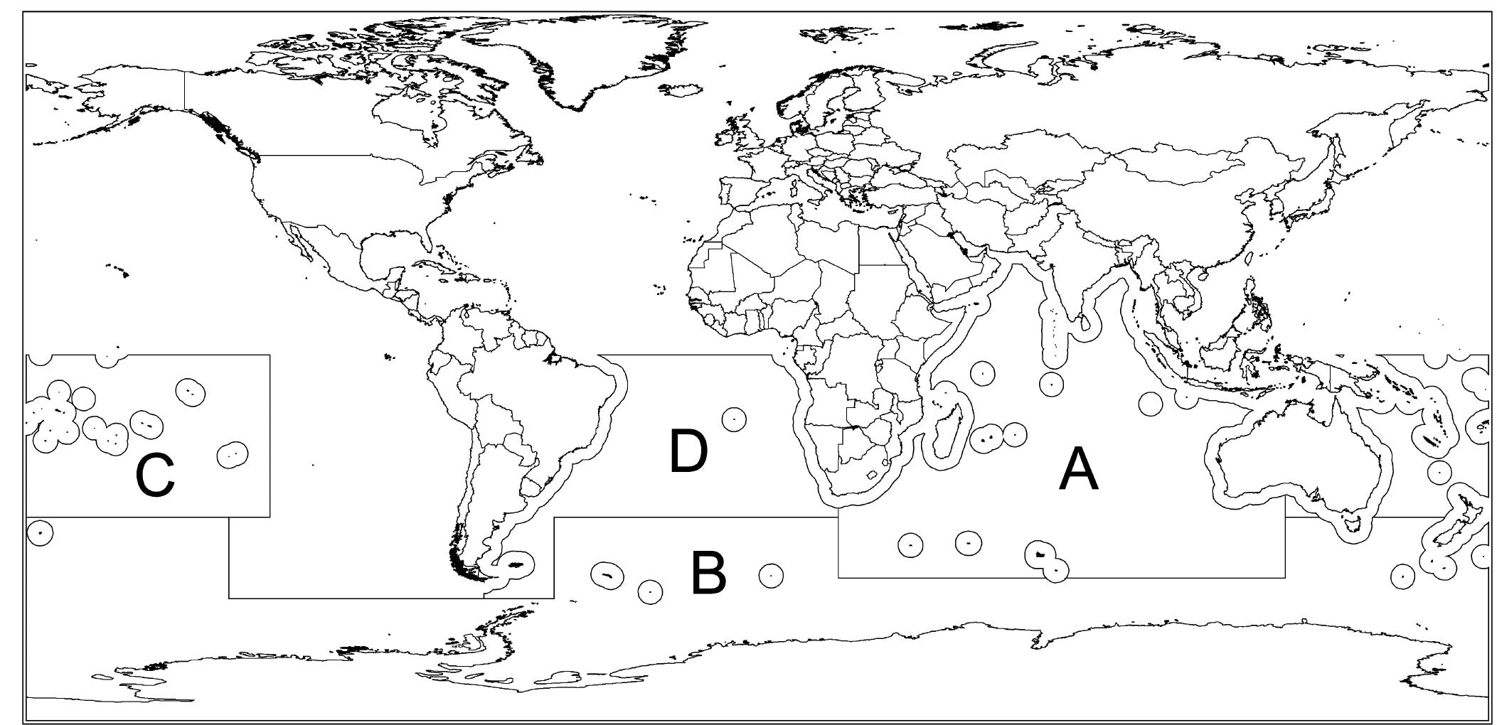 Map of existing international whaling commission (iwc)