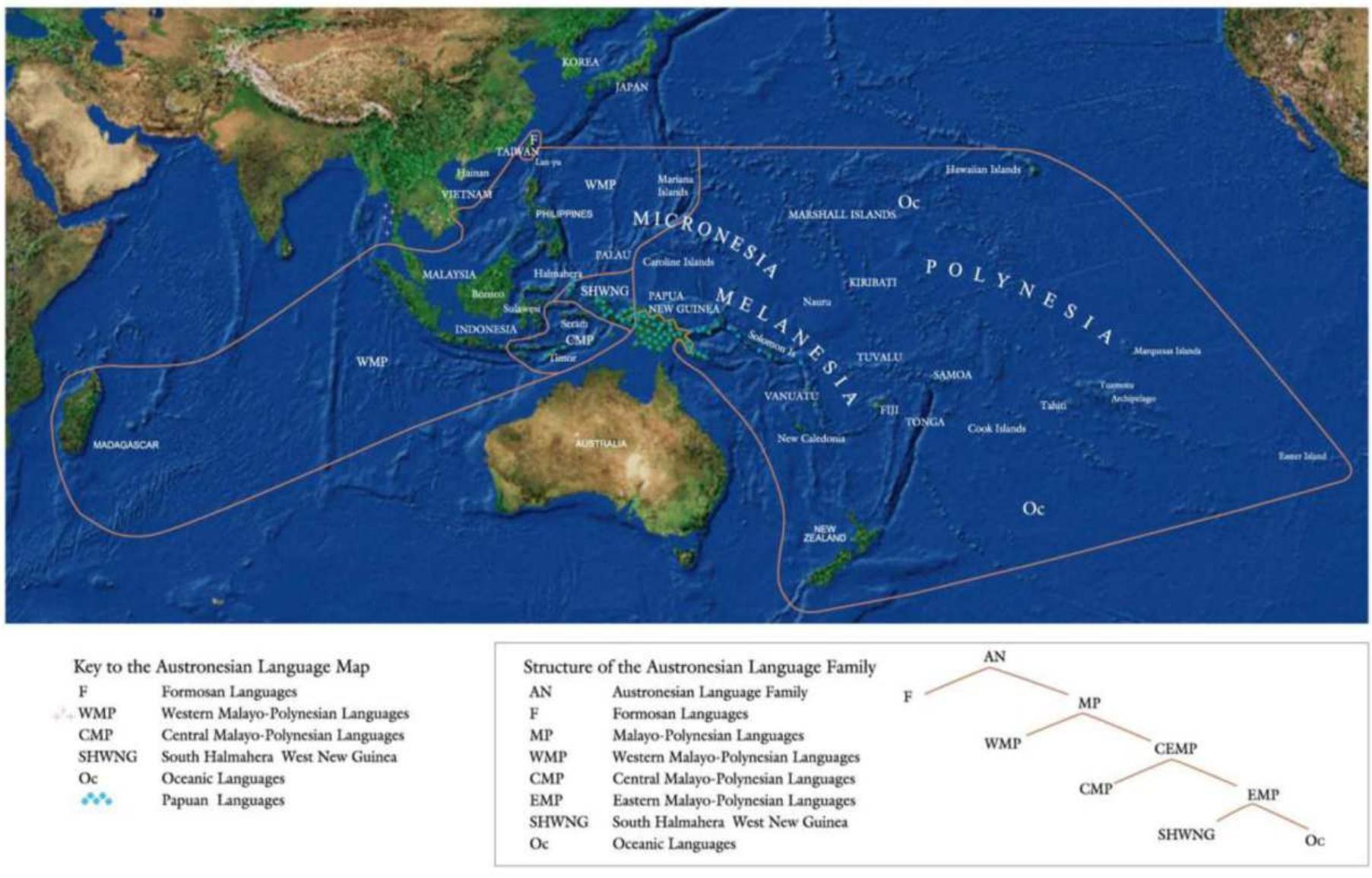 Dispersal of austronesian language family (ref. robert