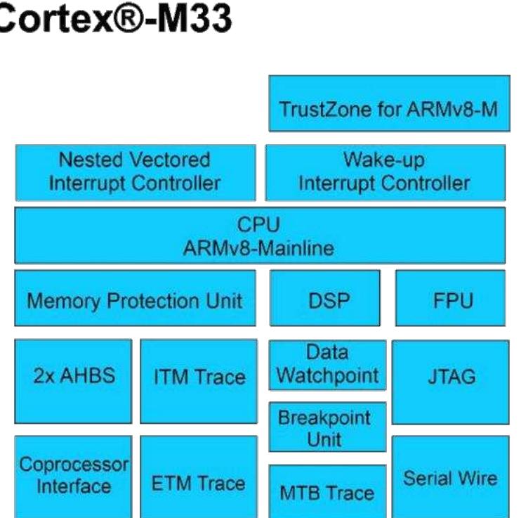 Chip block diagram of cortex-m33[3]