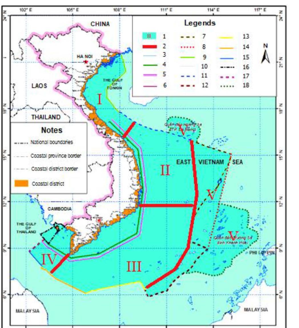 The msp map of the mong cai - do son area at a 1:250,000