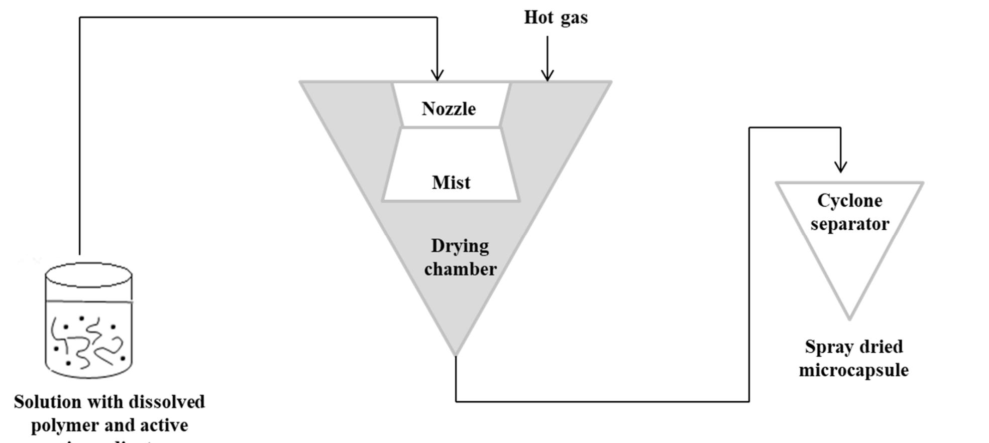 The spray-drying technique is the oldest technique used in