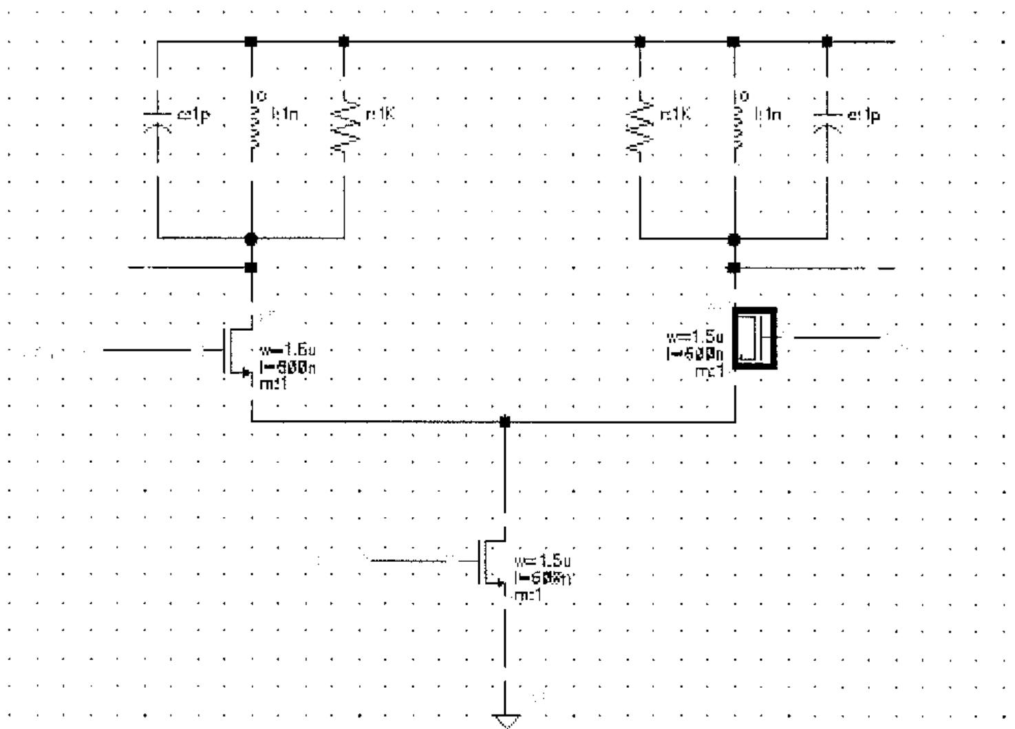 Schematic of a single-balanced design mixer moderate gain