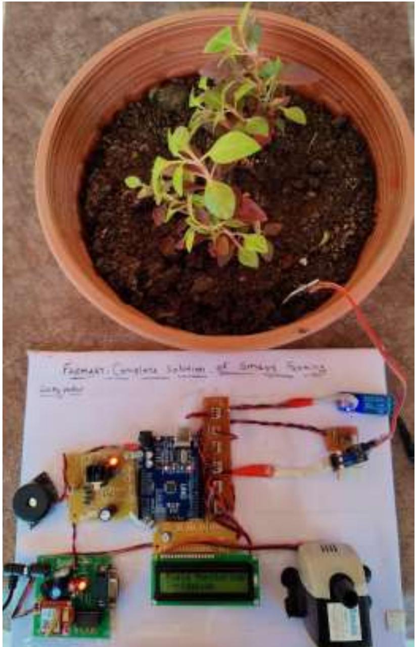 Farmart: iot based smart agriculture system