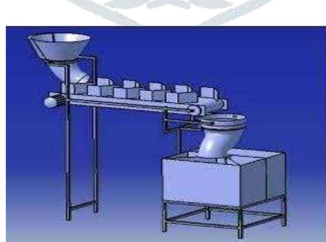 2 automated waste segregation system using blower mechanism