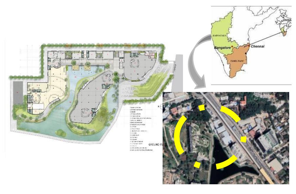 Location plan of titan integrity plus, bangalore the design