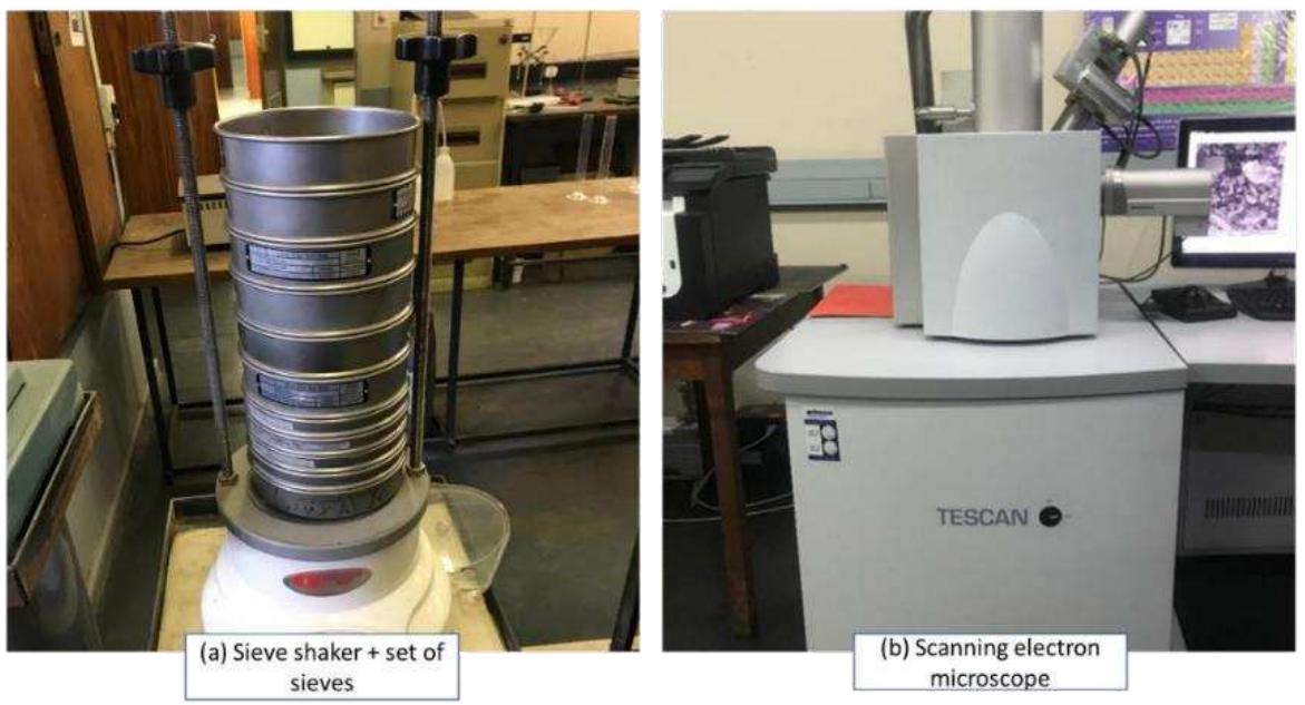 The tescan vega3 scanning electron microscope (sem) and a