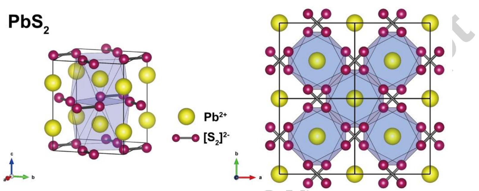 Keywords: lead dichalcogenide; disulfide; sulfur dimer; high