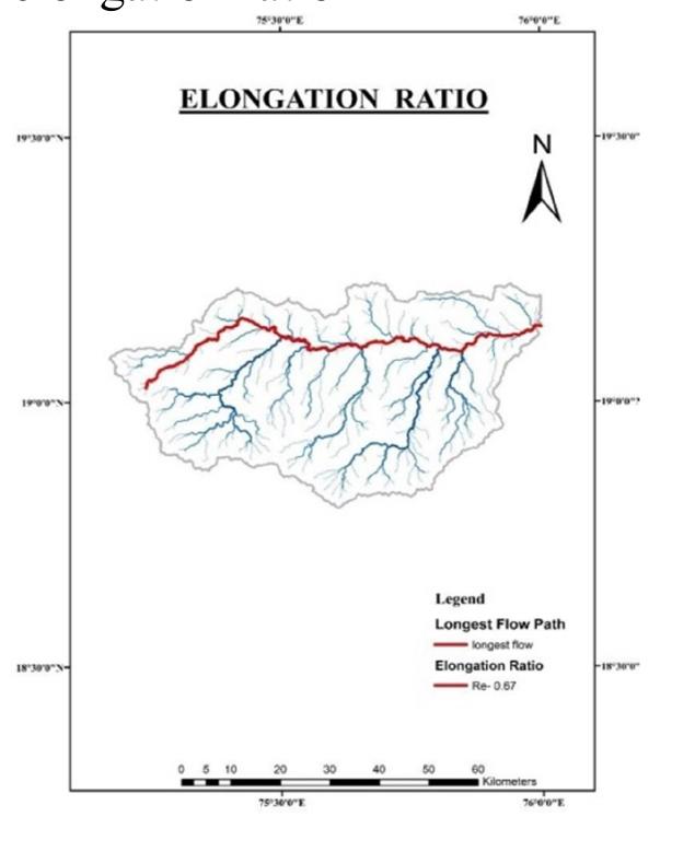 The area has high relief and a steep ground slope, according