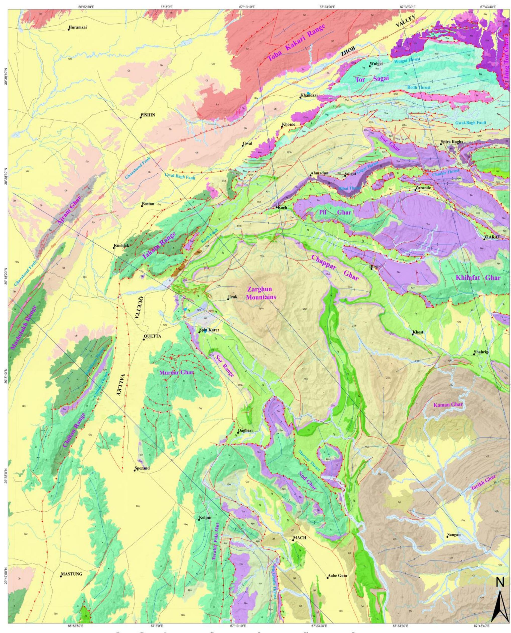 Figure 3 - Gis-Based High-Resolution Geological Map (Scale