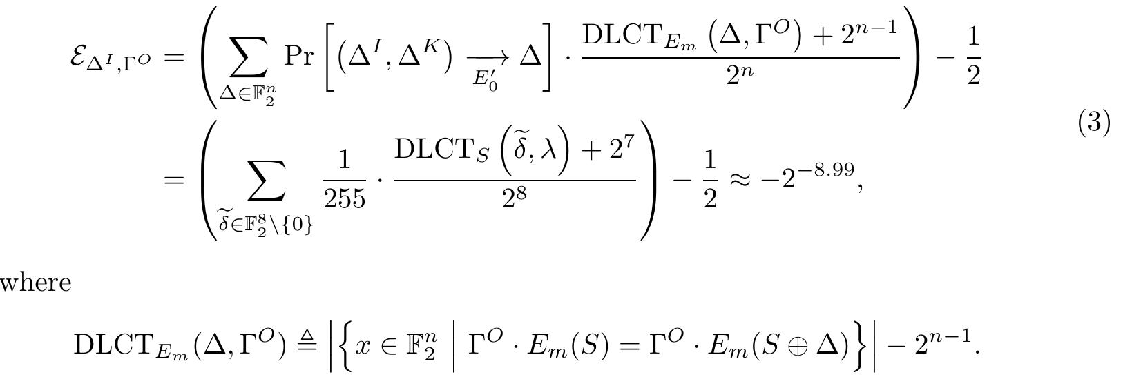 Thus, the new distinguisher is explained from the aspect of