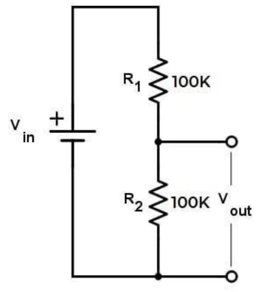 Voltage driver network calculation circuit diagram