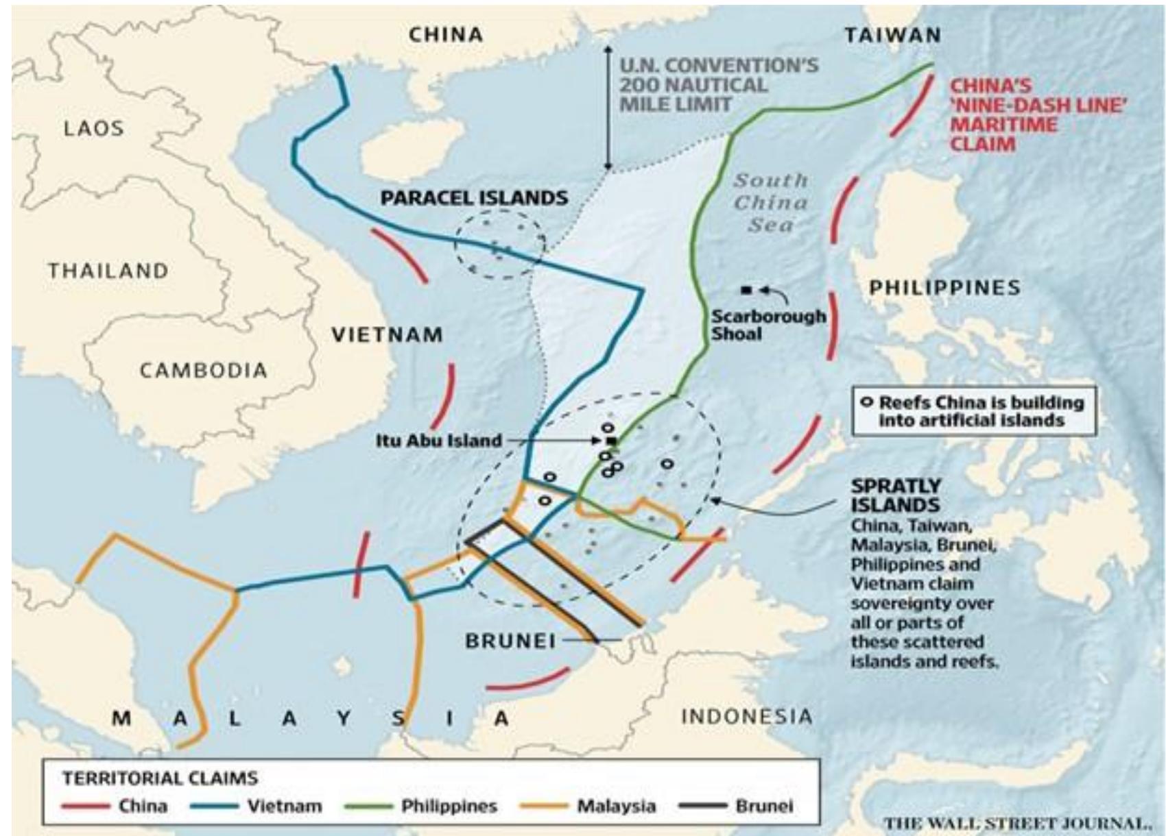 China's nine dash line maritime claim. taken from