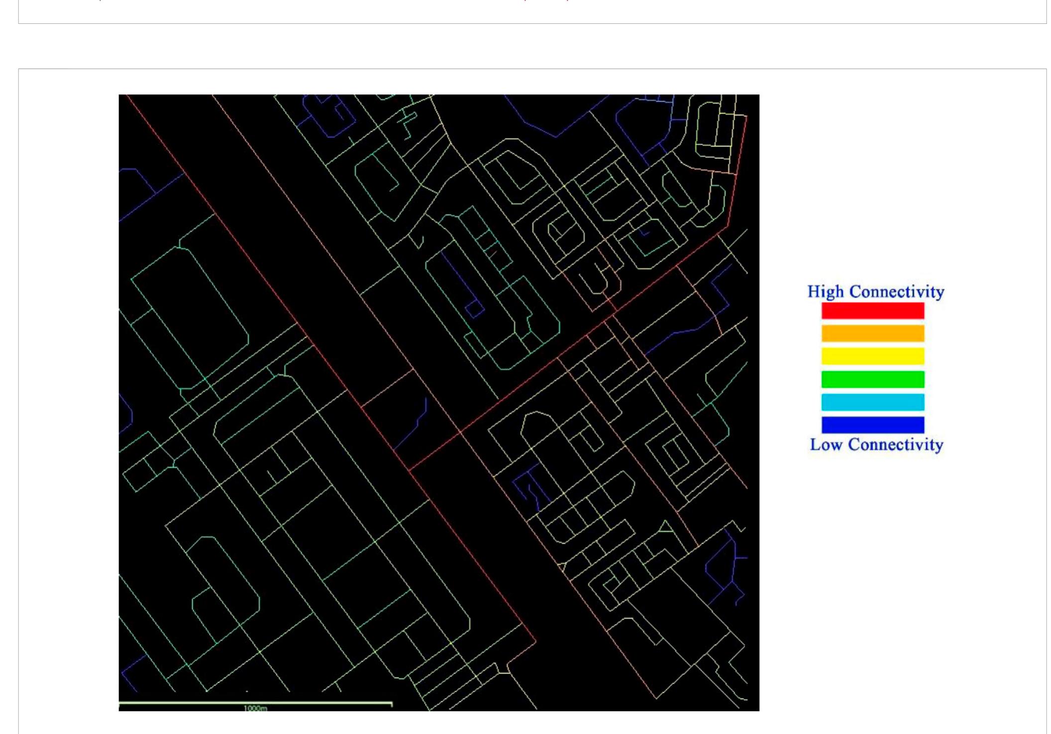 Integration analysis on segment map of downtown 6th october