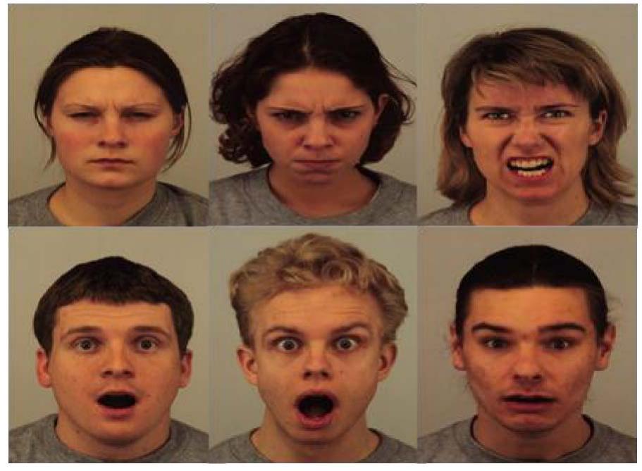 Intensity of expressing emotions.