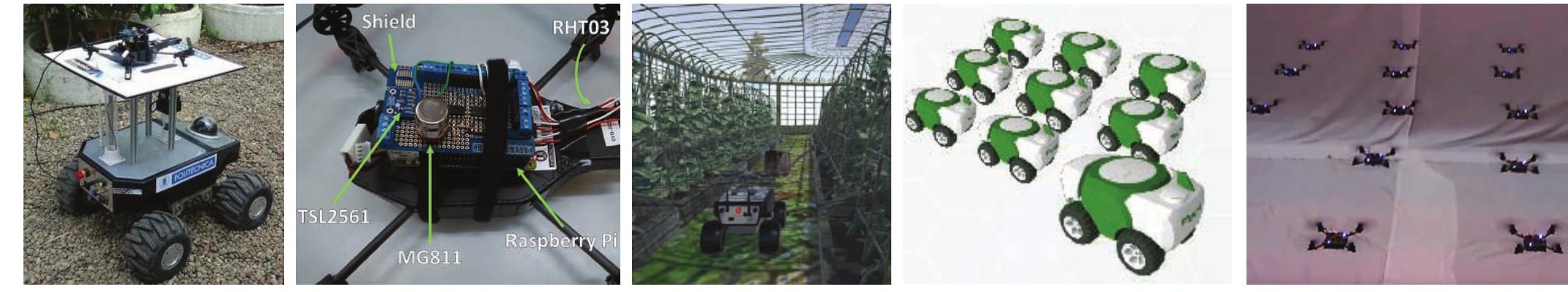 A. air-ground multi-robot platform and its simulation in