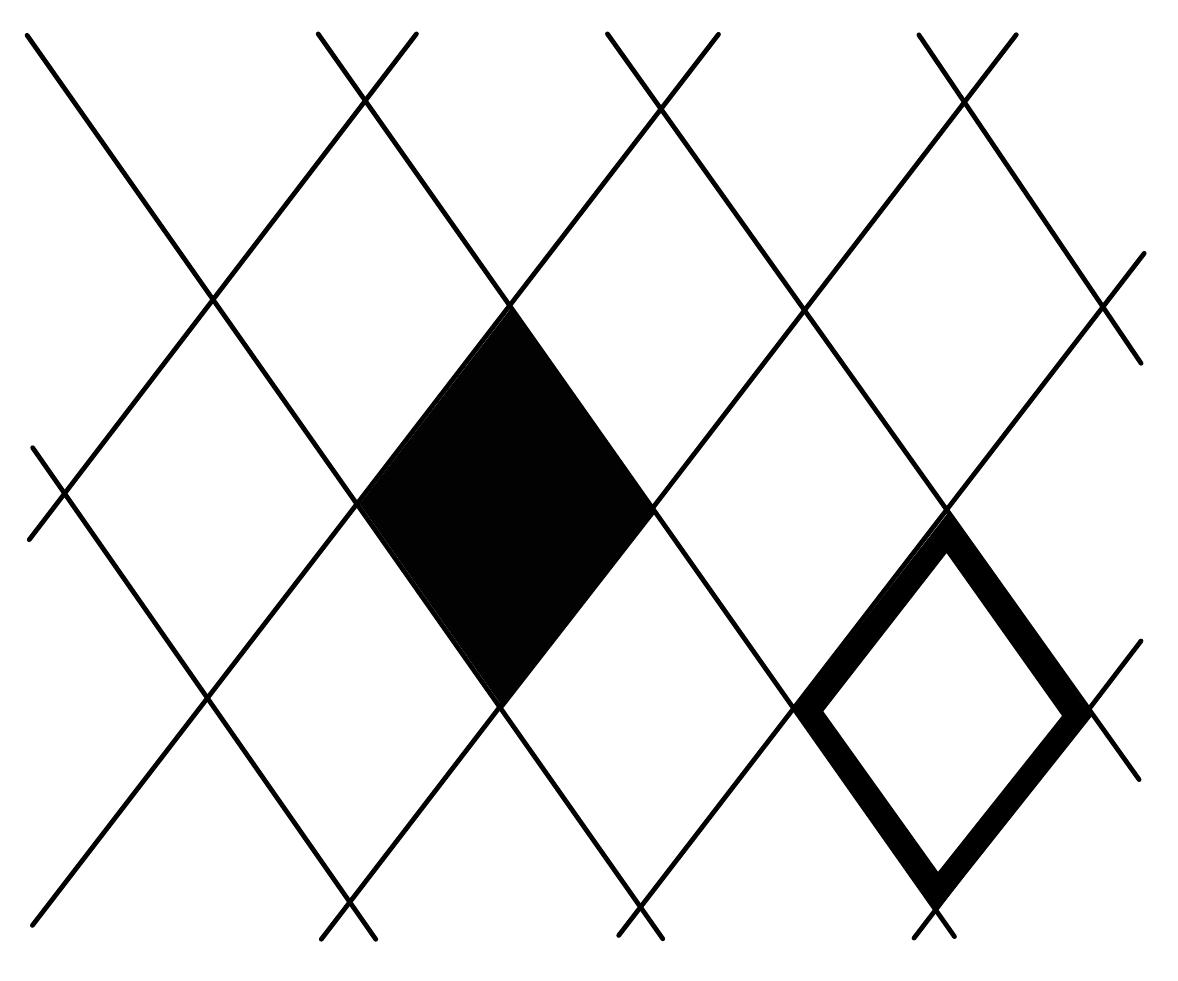 The diamond with the aesthetic measure m = 1. sas f iil up