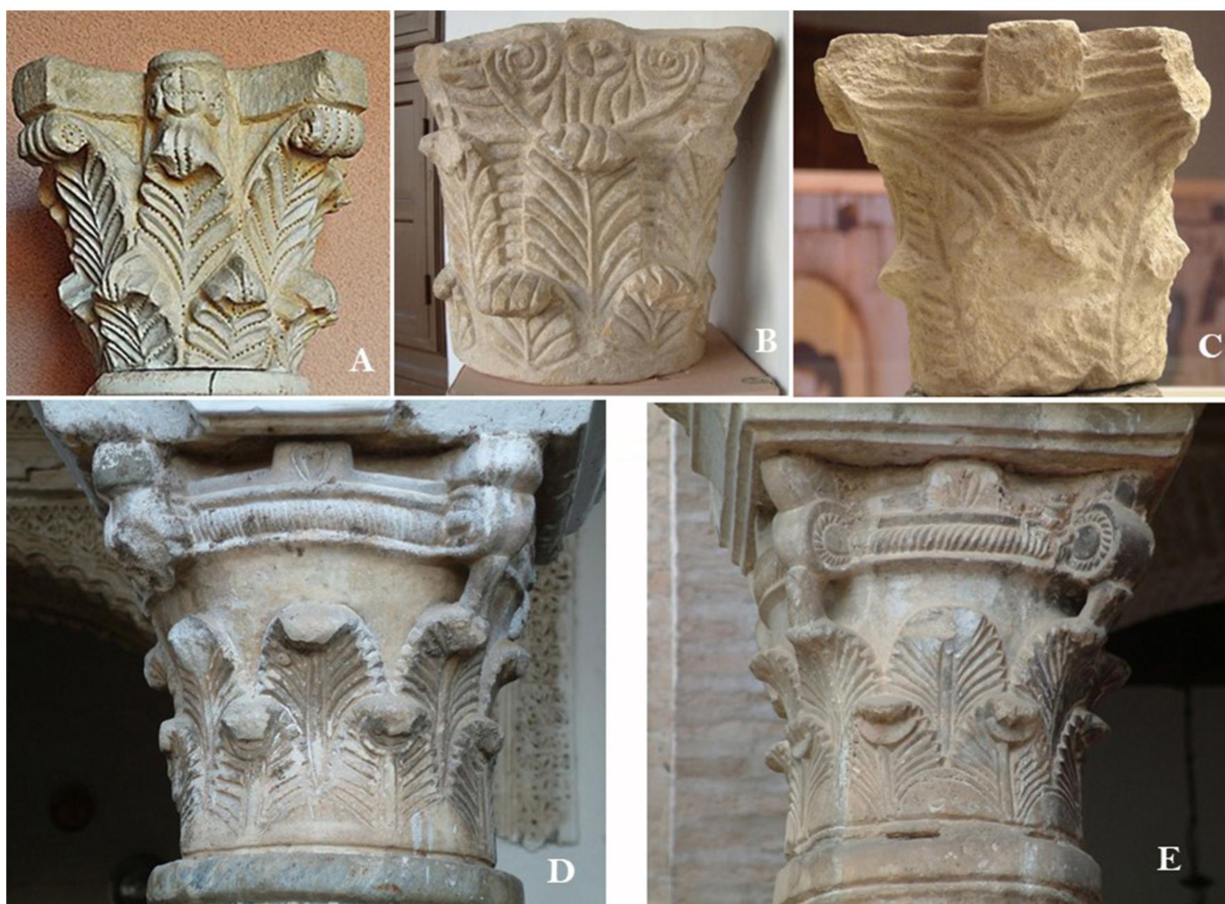 Figure 7 - Spolia and Umayyad Mosques: Examples and Meanings