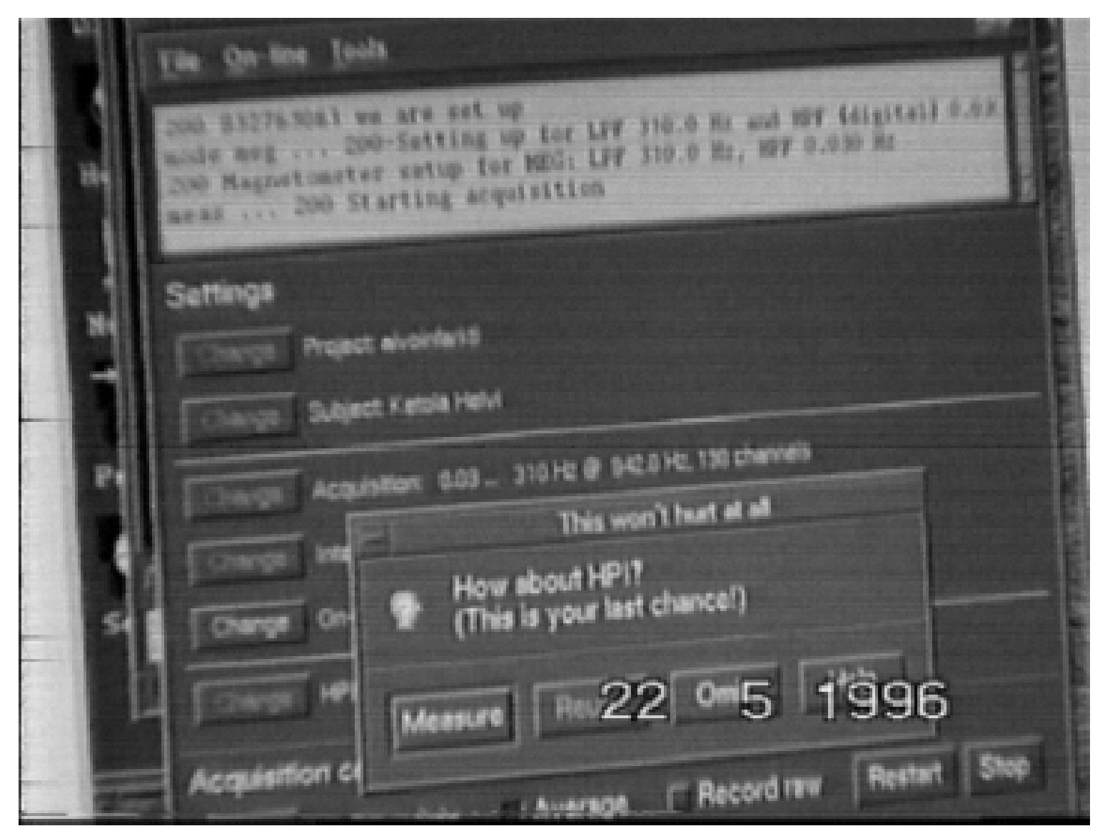 Three examples of information provided by system software