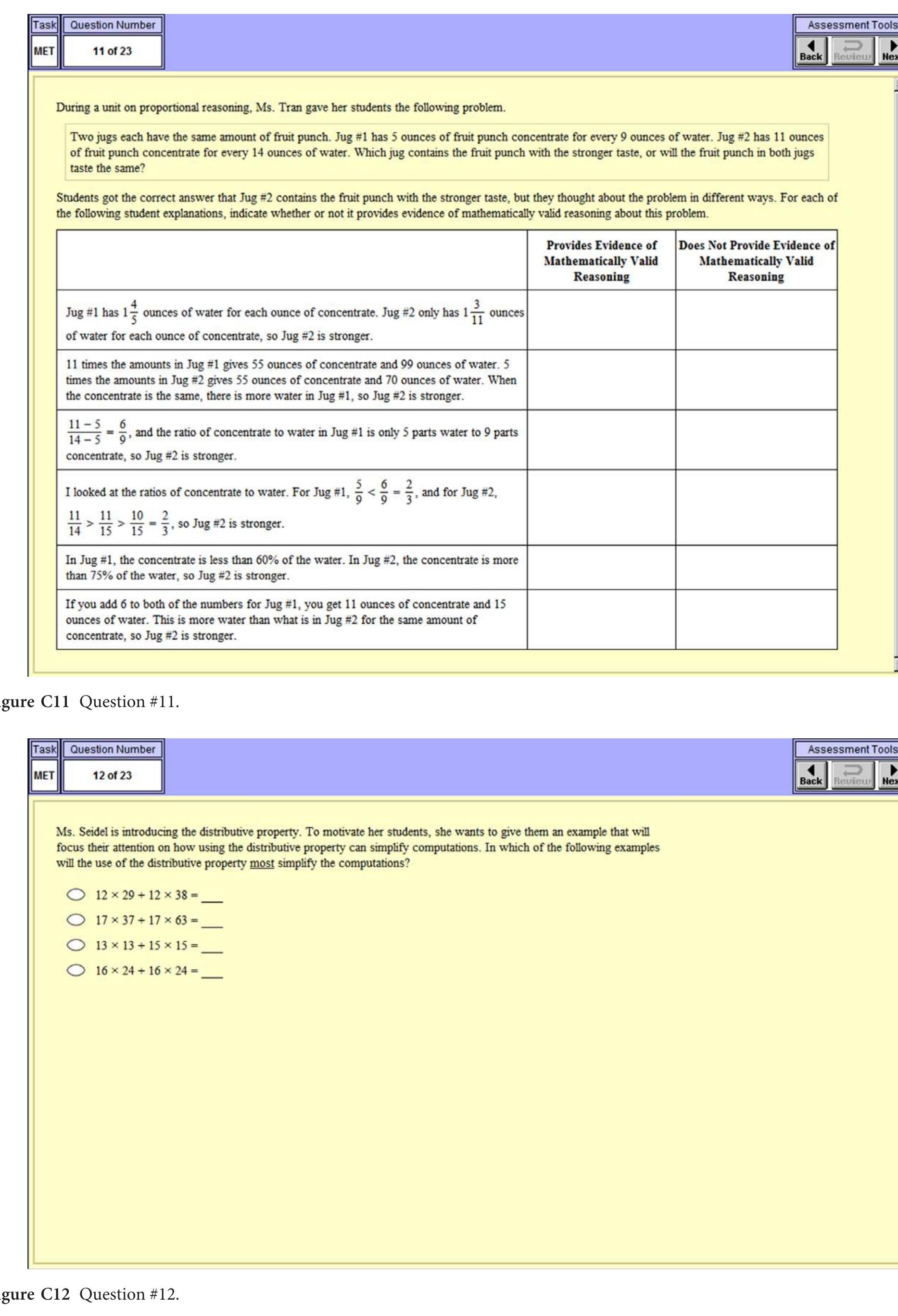 Table 37 - Developing Content Knowledge for Teaching