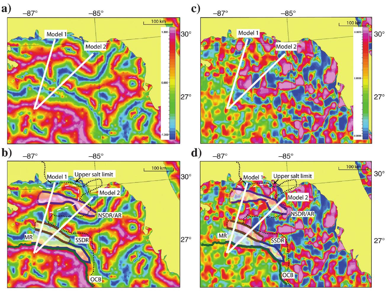 Figure 4 - Crustal structure of Mesozoic rifting in the