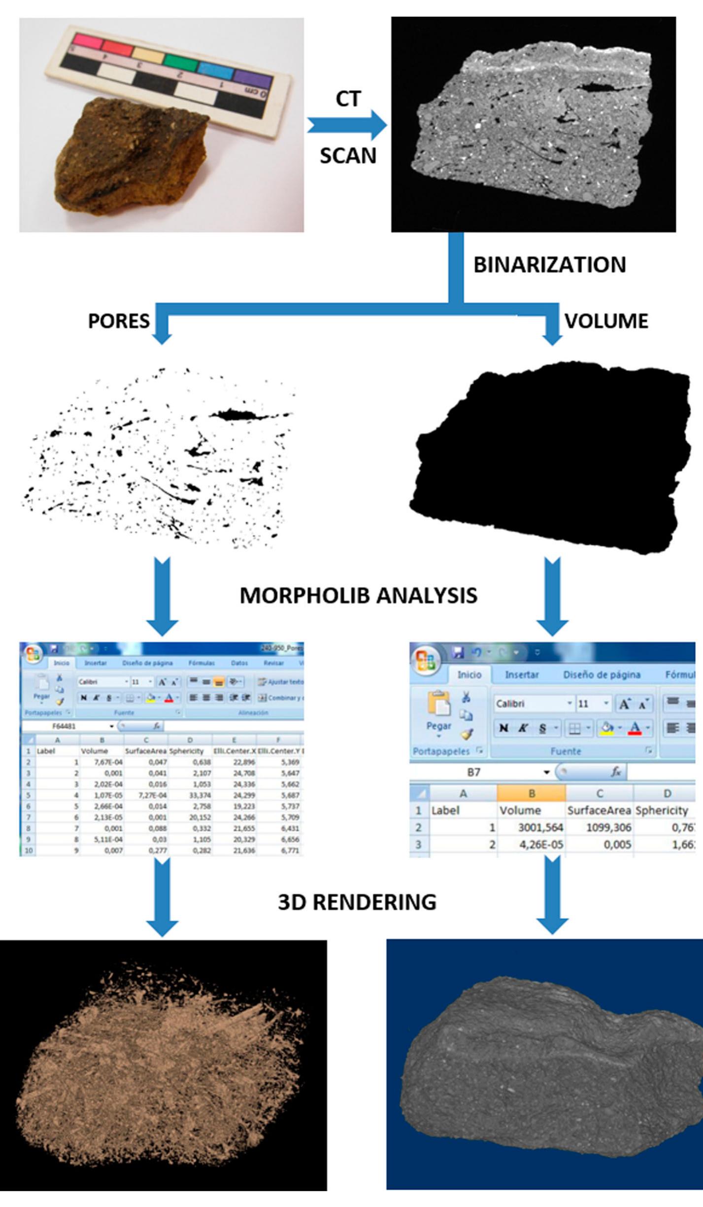 Schematic diagram of the image analysis process.