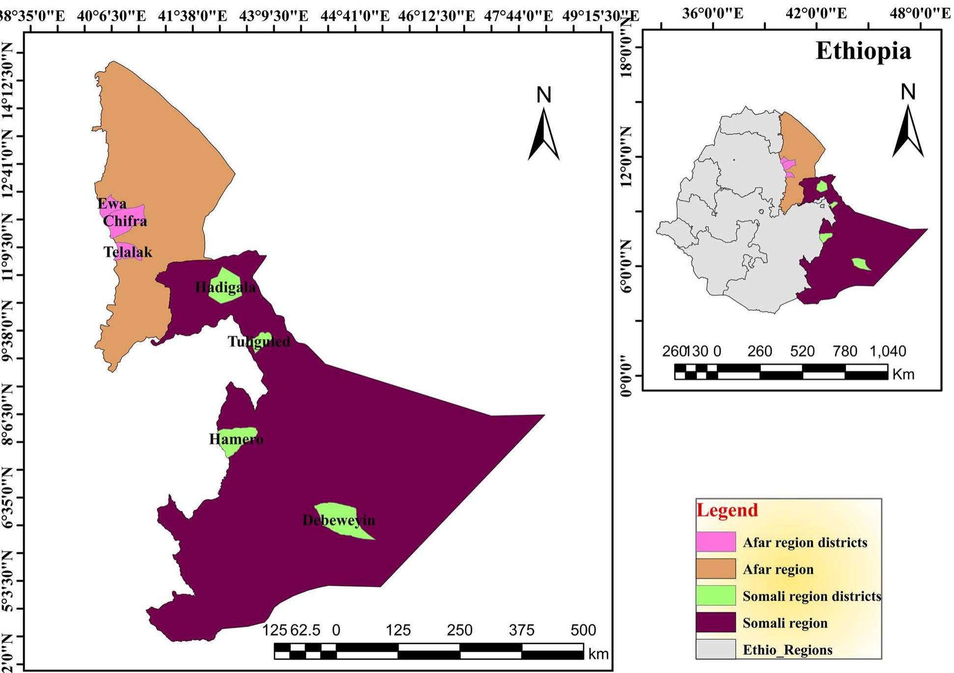 Map of the study area usaid transform health project was
