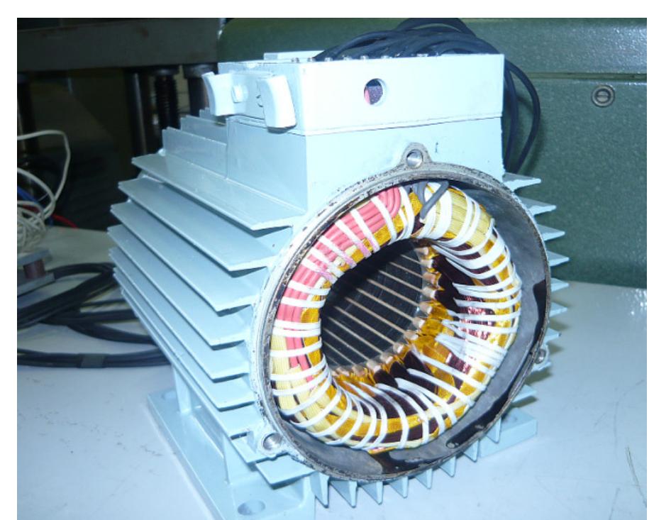 The five-phase induction motor proto- type fig. 6. the