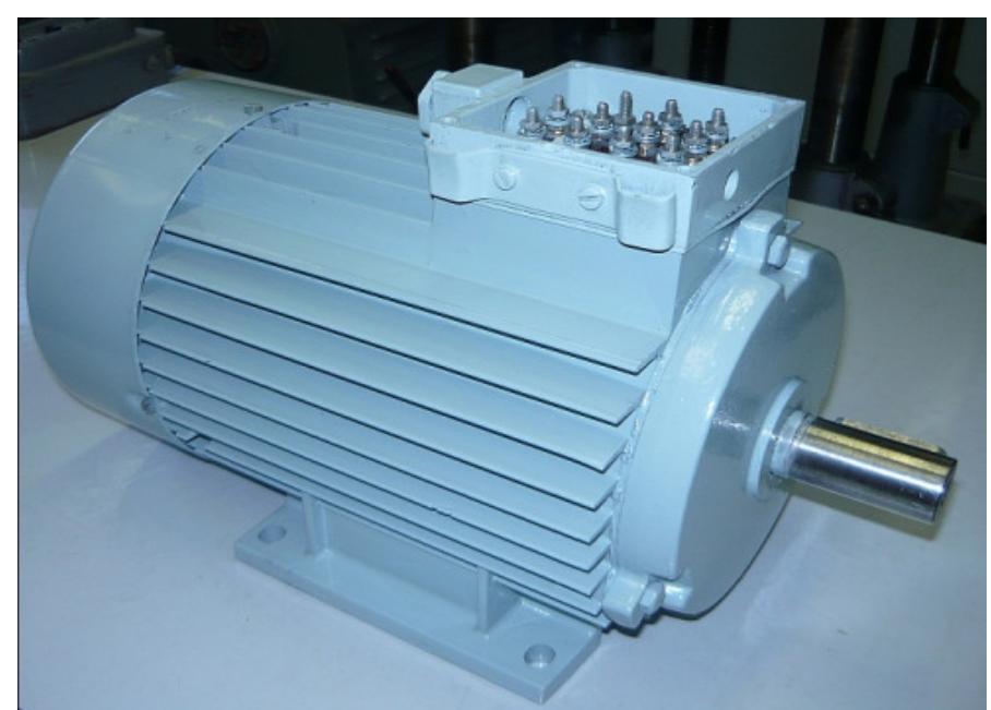 The five-phase induction motor proto- type