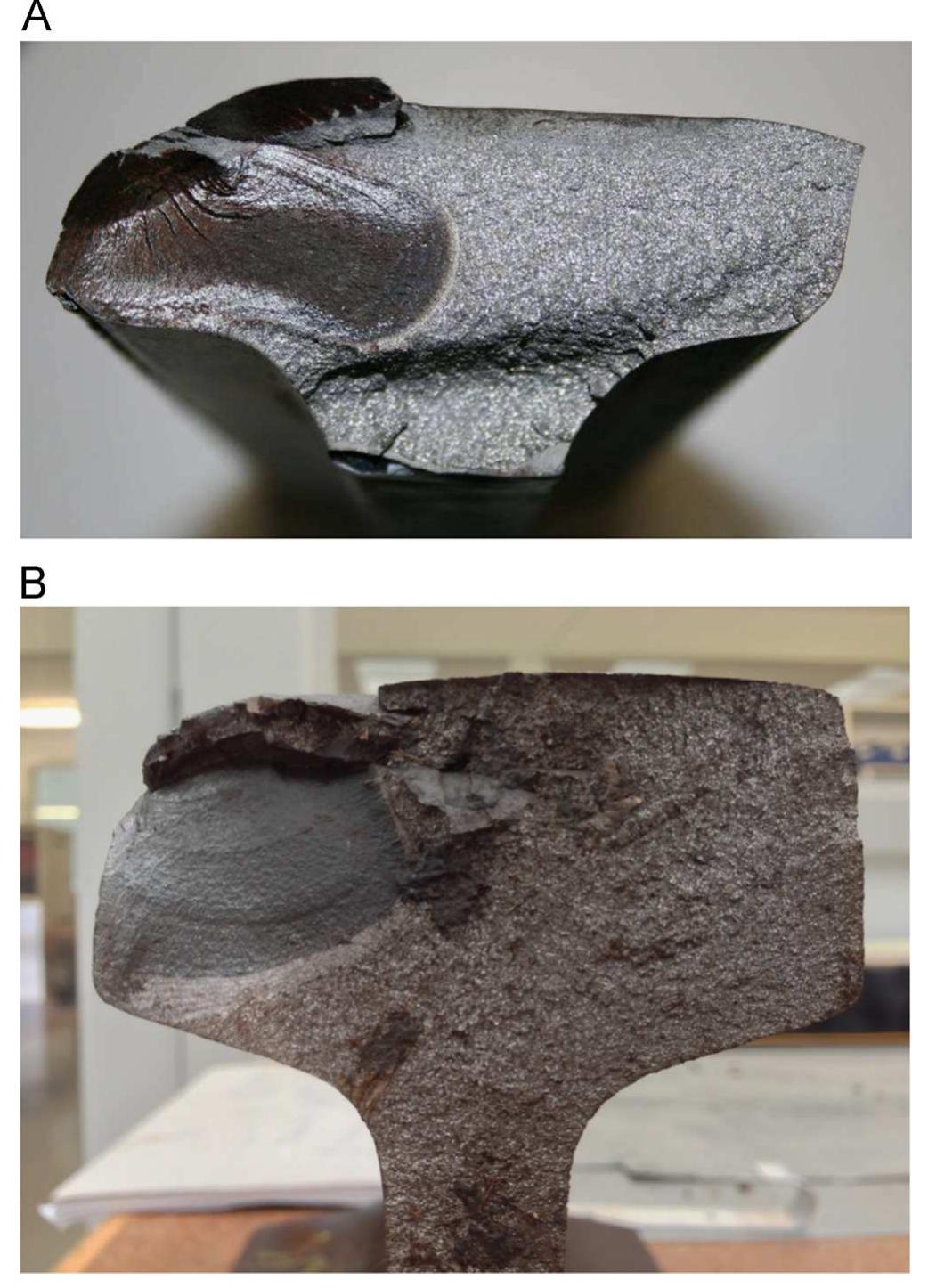Two transverse defects - the first having a crack plane much