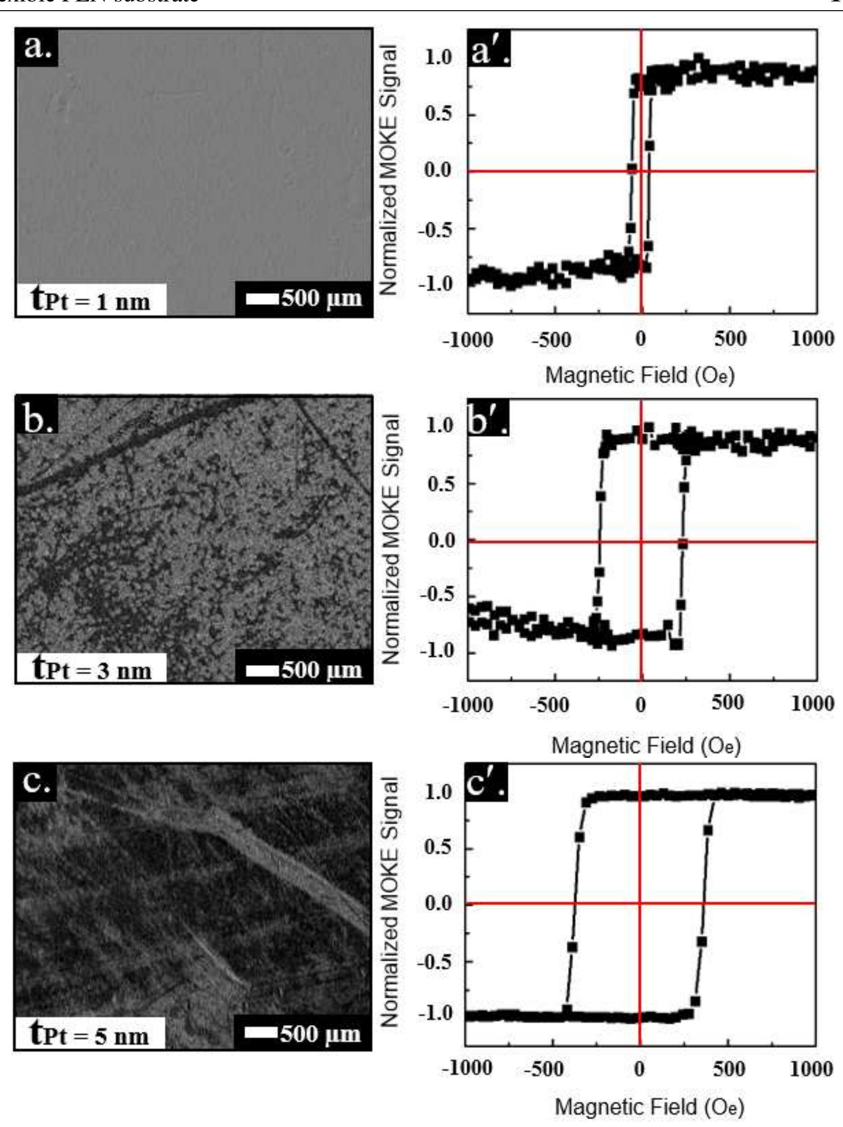 10 (a,b and c). magneto-optic kerr effect microscopy images