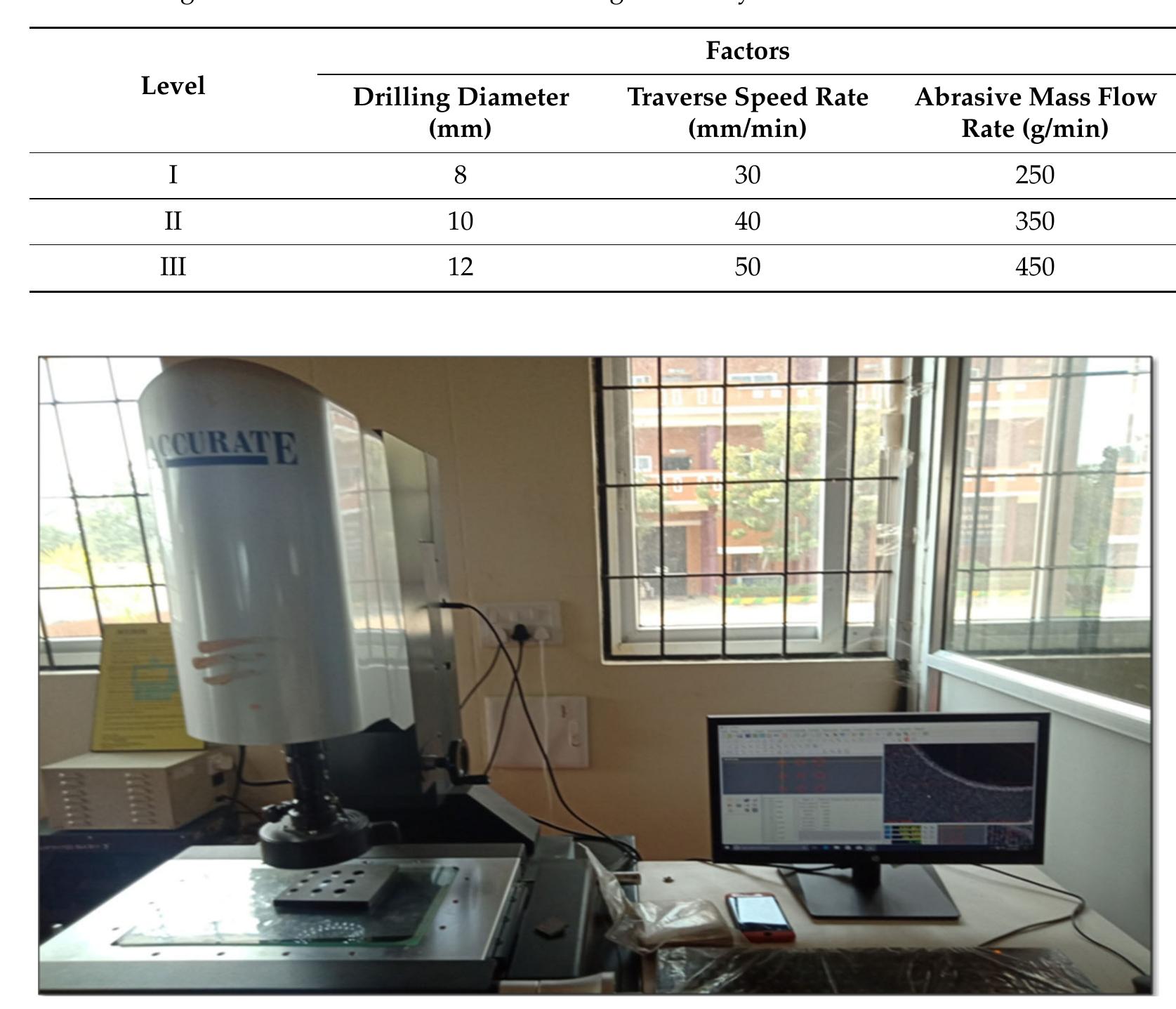 Profile projector vision measuring machine for the