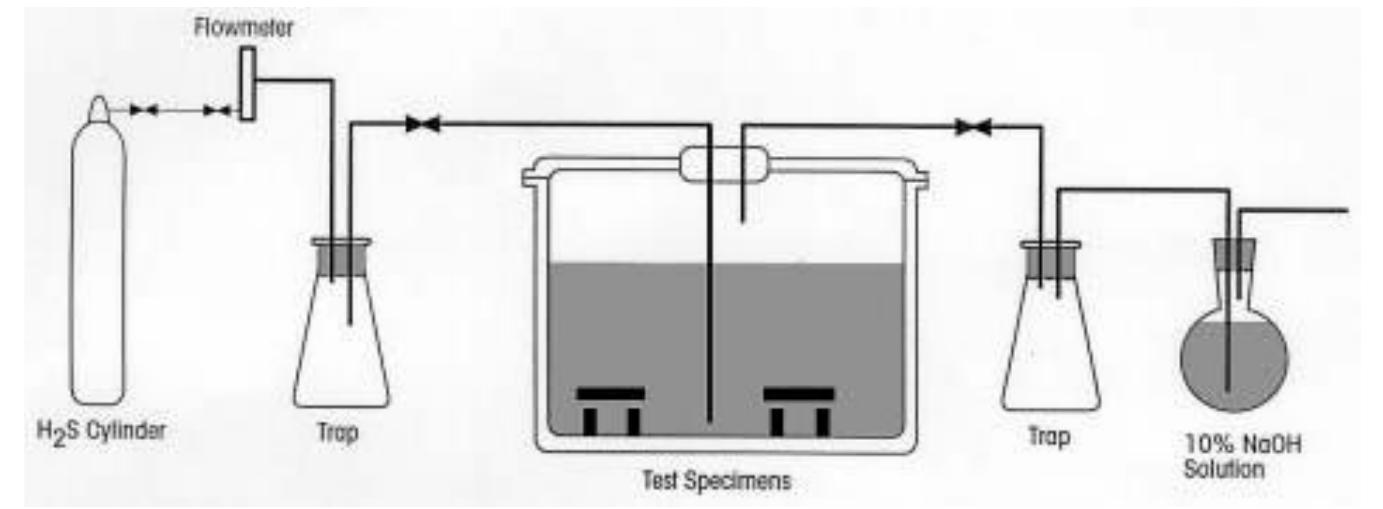Shows schematic diagram of hic test. the test generally