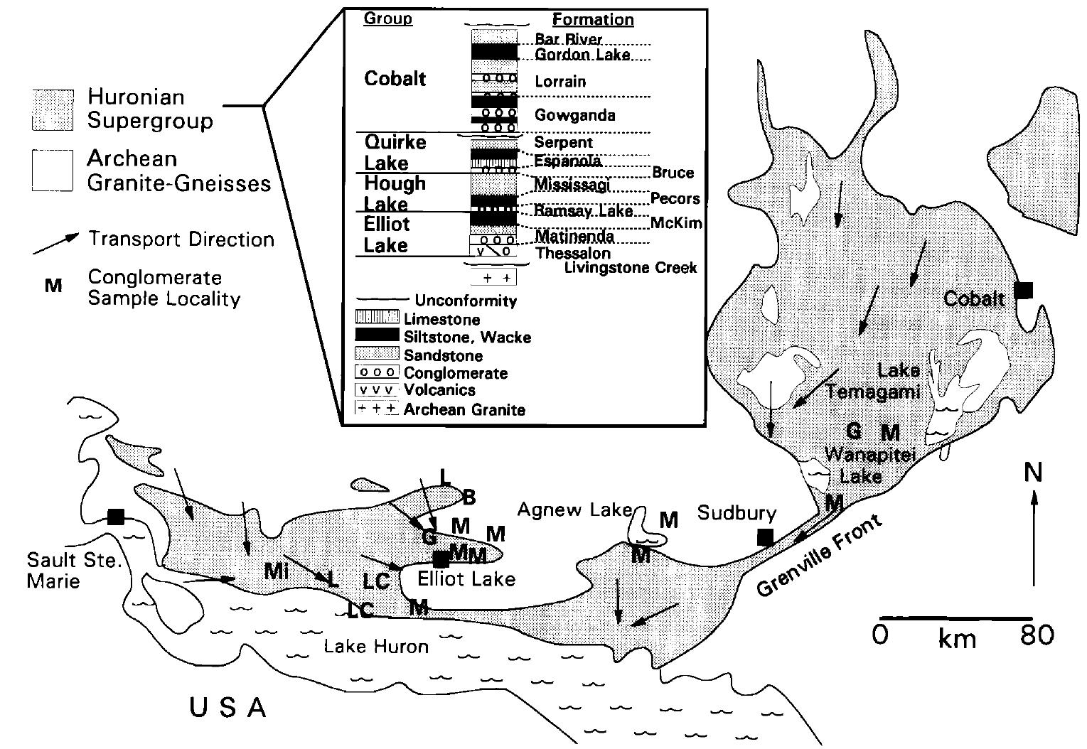 Fic. 3. sketch map of the distribution and generalized