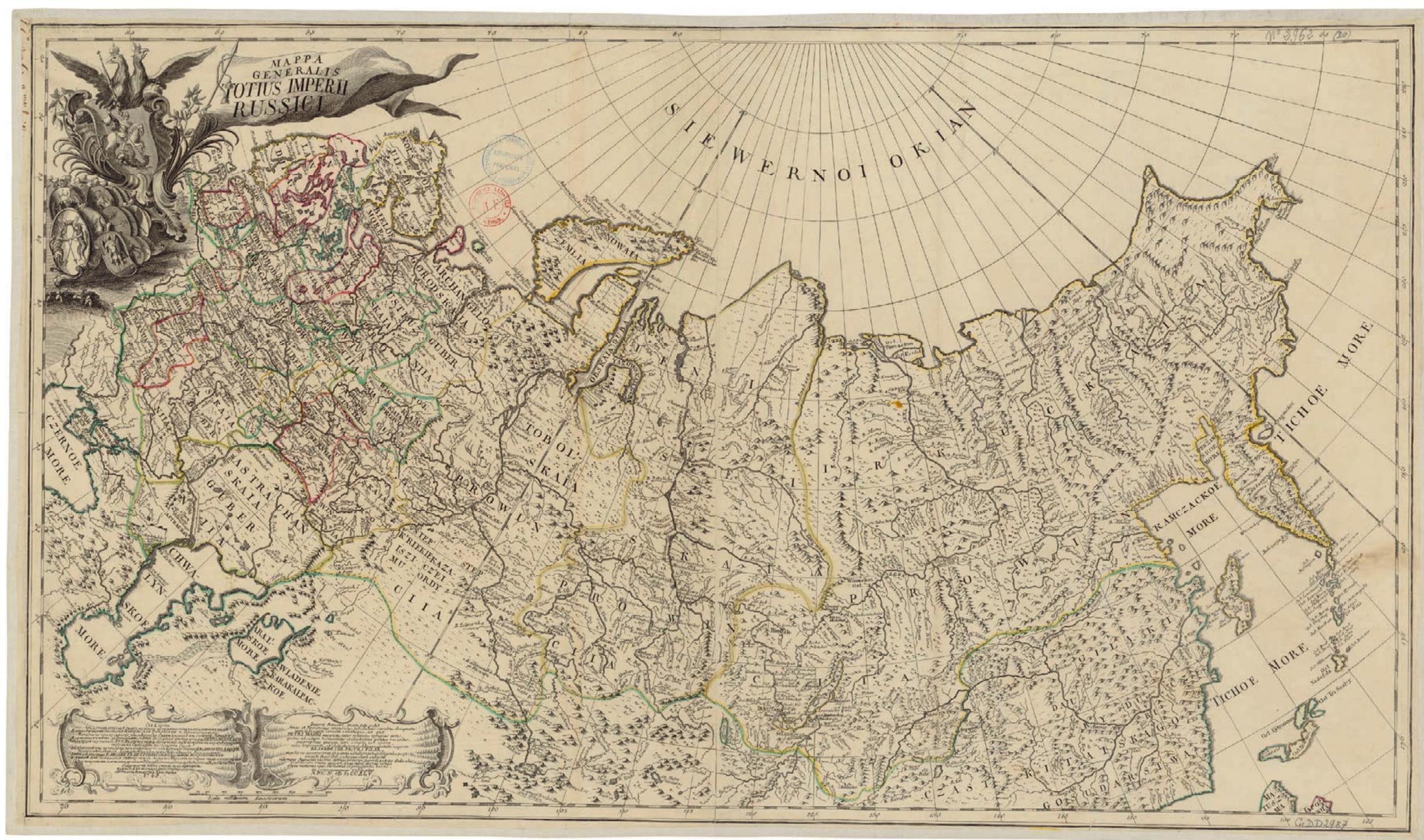 Mappa generalis totius imperii rus- sici (general map of the