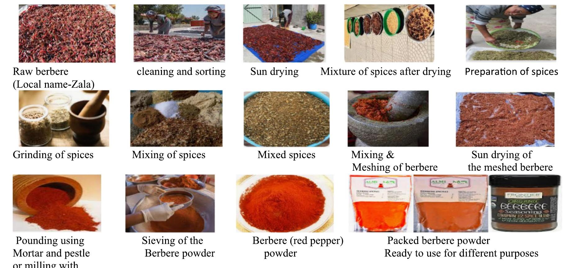 Figure 2 - from Spicy Shiro flour and Berbere powder (an