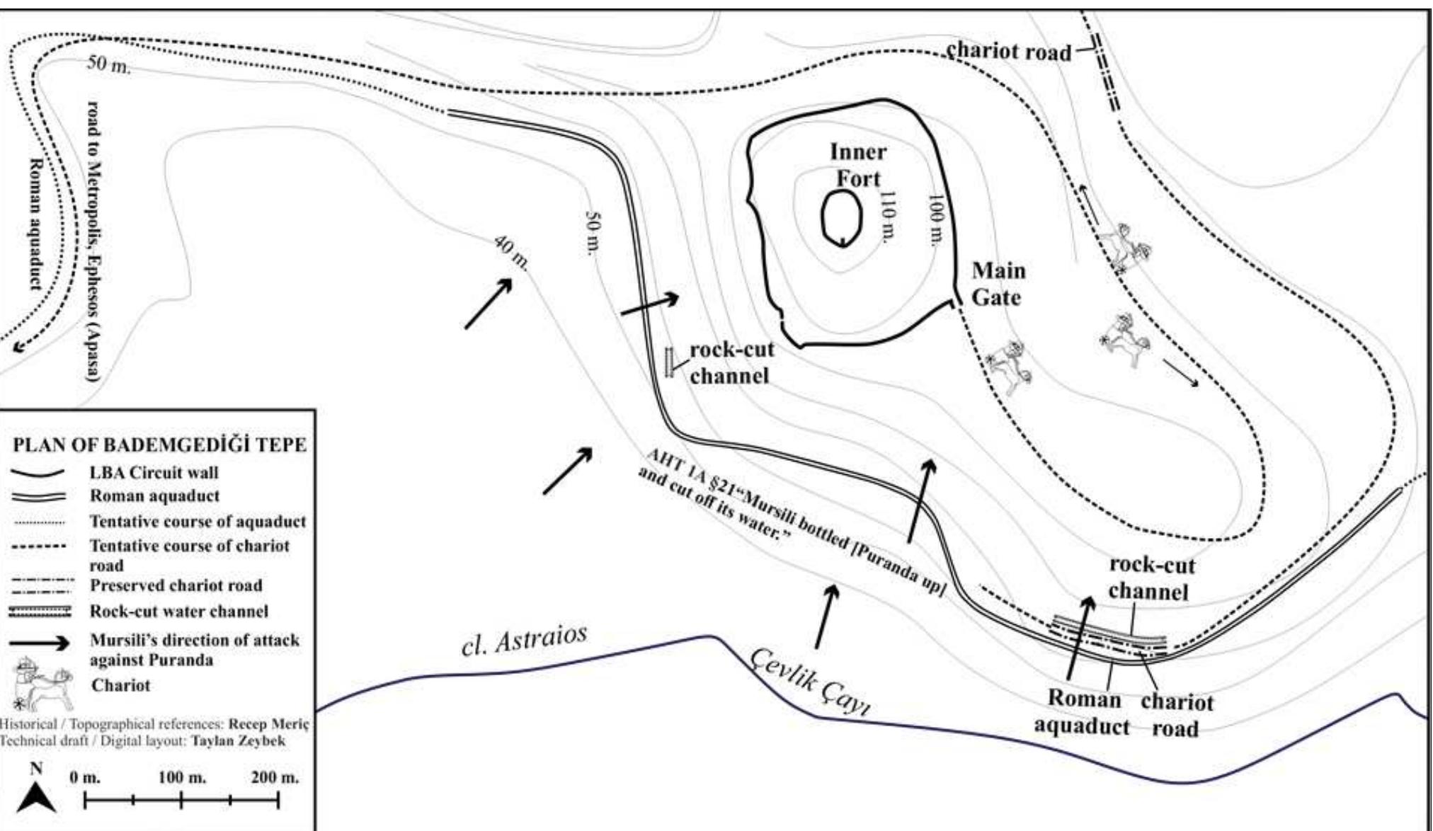 Plan of bademgedigi tepe. (meric¢, oz 2015 611, fig. 2)