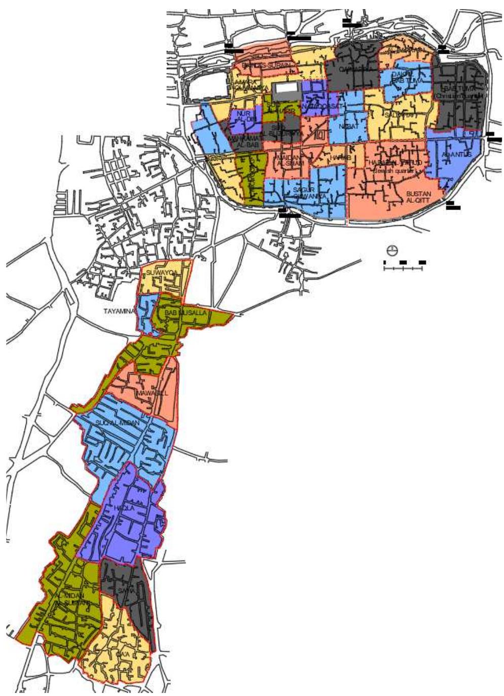 The structure of quarters in al-maidan district (damascus)