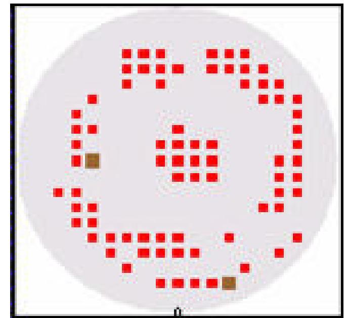 Scan test fail wafer map analyzing the tester failures
