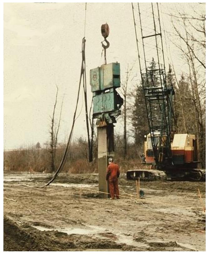 Resonance compaction at annacis channel, vancouver by