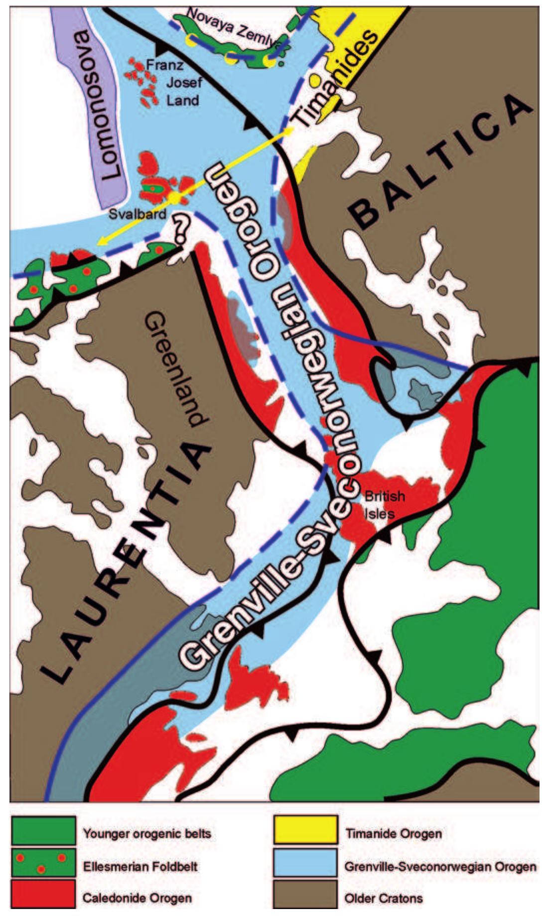 Reconstruction of the late mesozoic north atlantic
