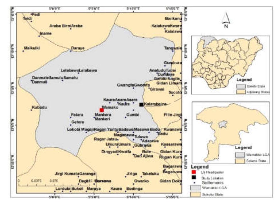 Location map of the study area (adopted from google earth,