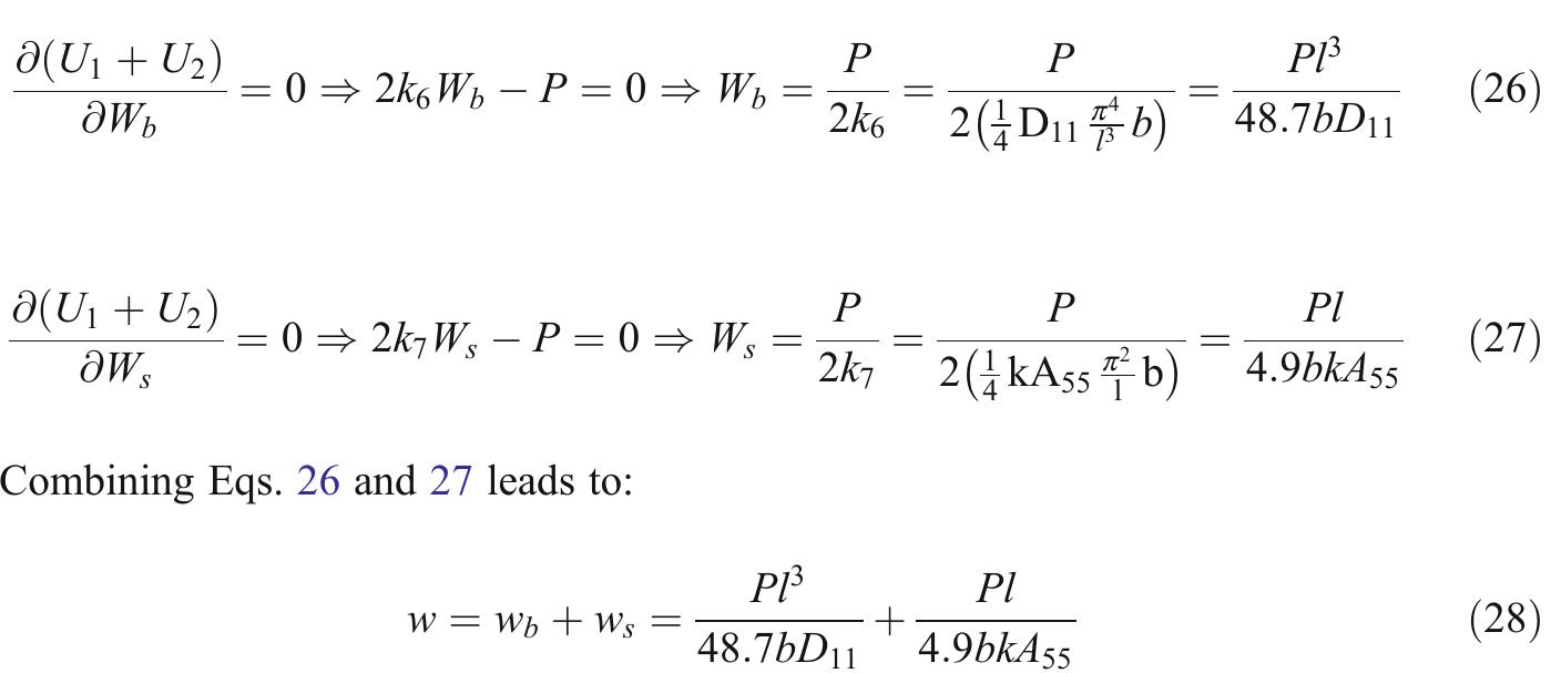 In mechanics of materials theory, the bending displacement