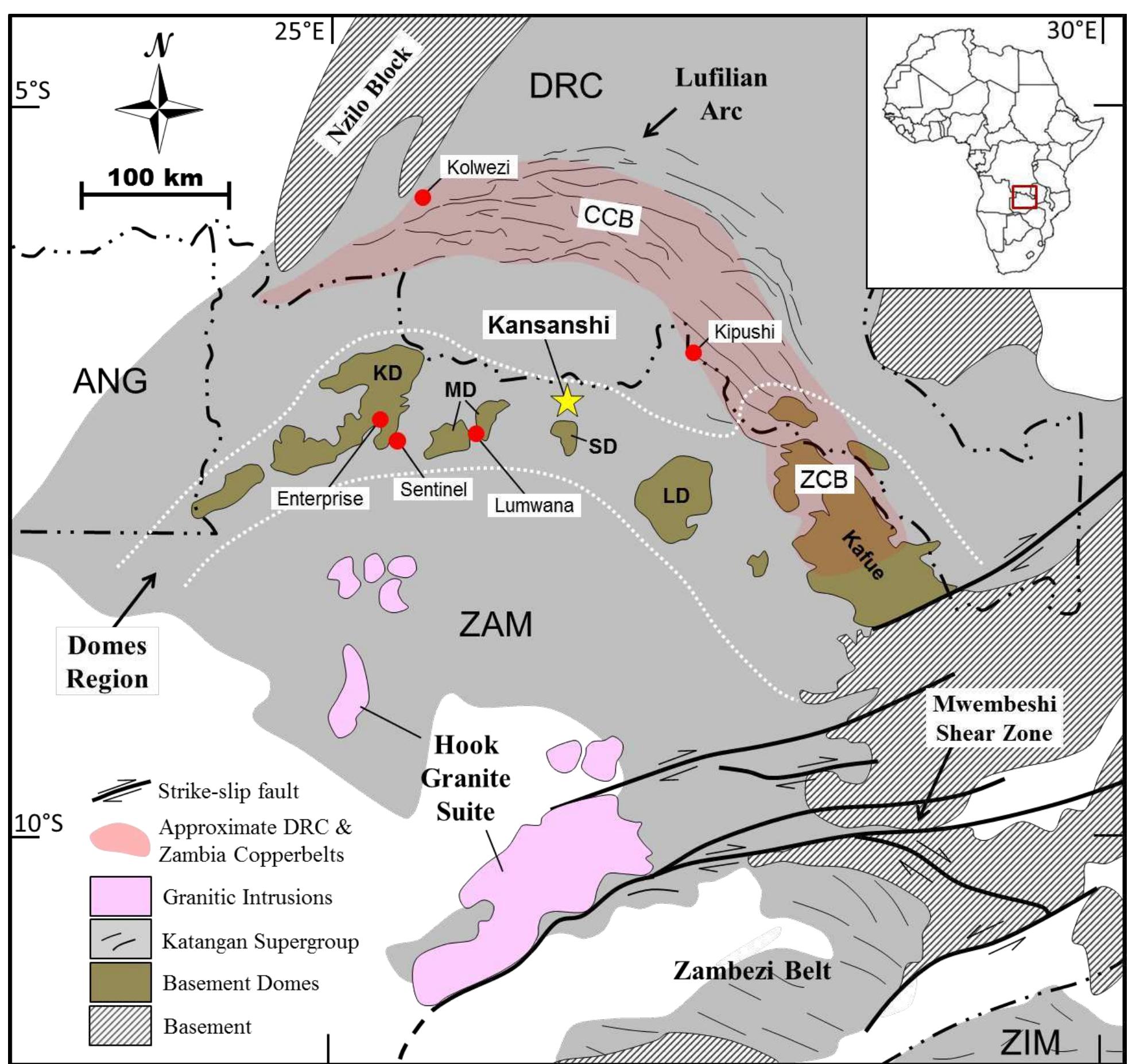 1 - simplified regional geologic/tectonic map of the central