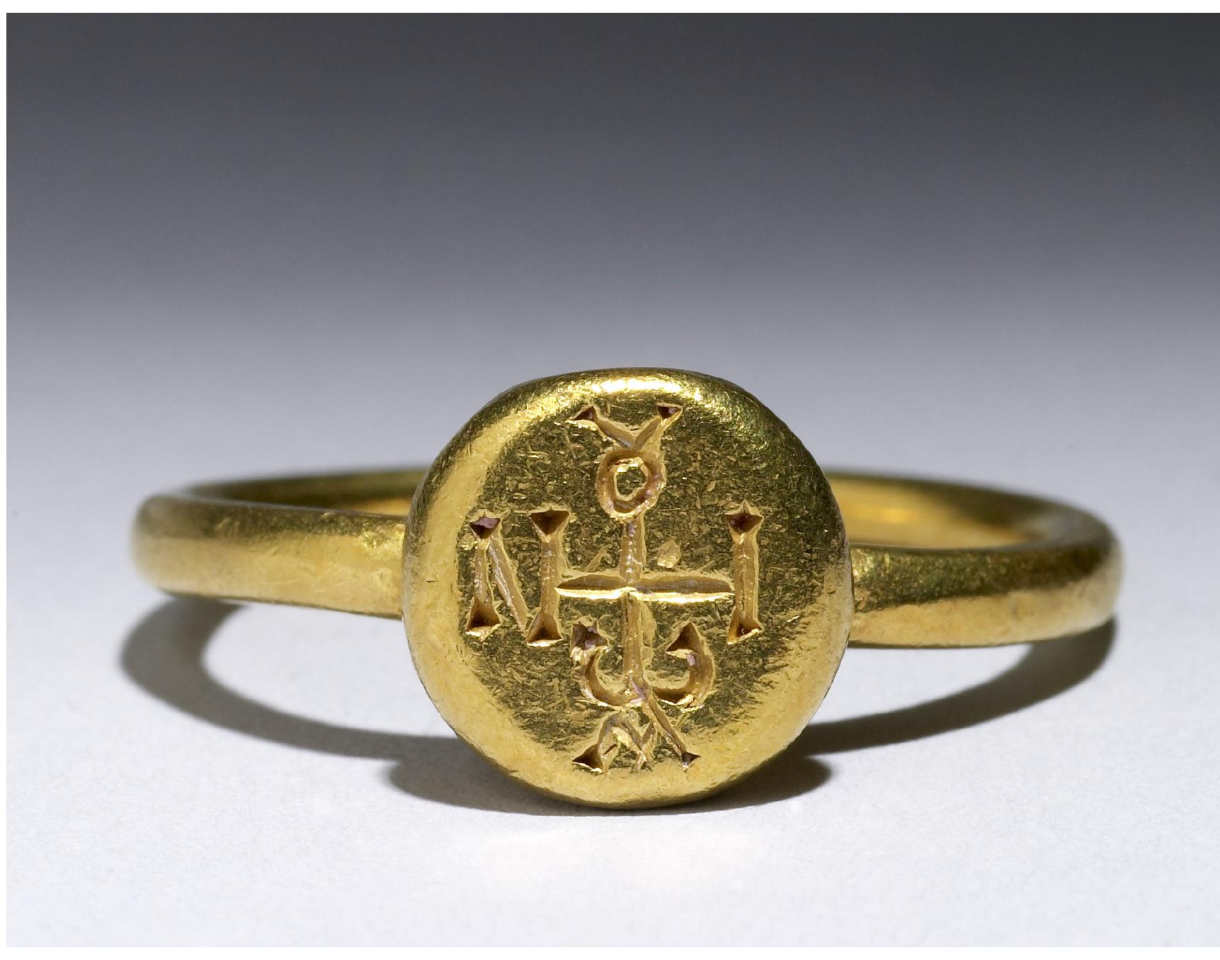 Signet ring with “of john” in greek, byzantine, 6th-7th