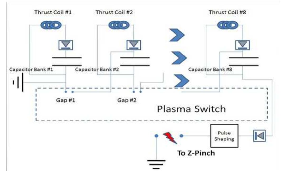 - basic schematic of the charge/discharge system. diodes